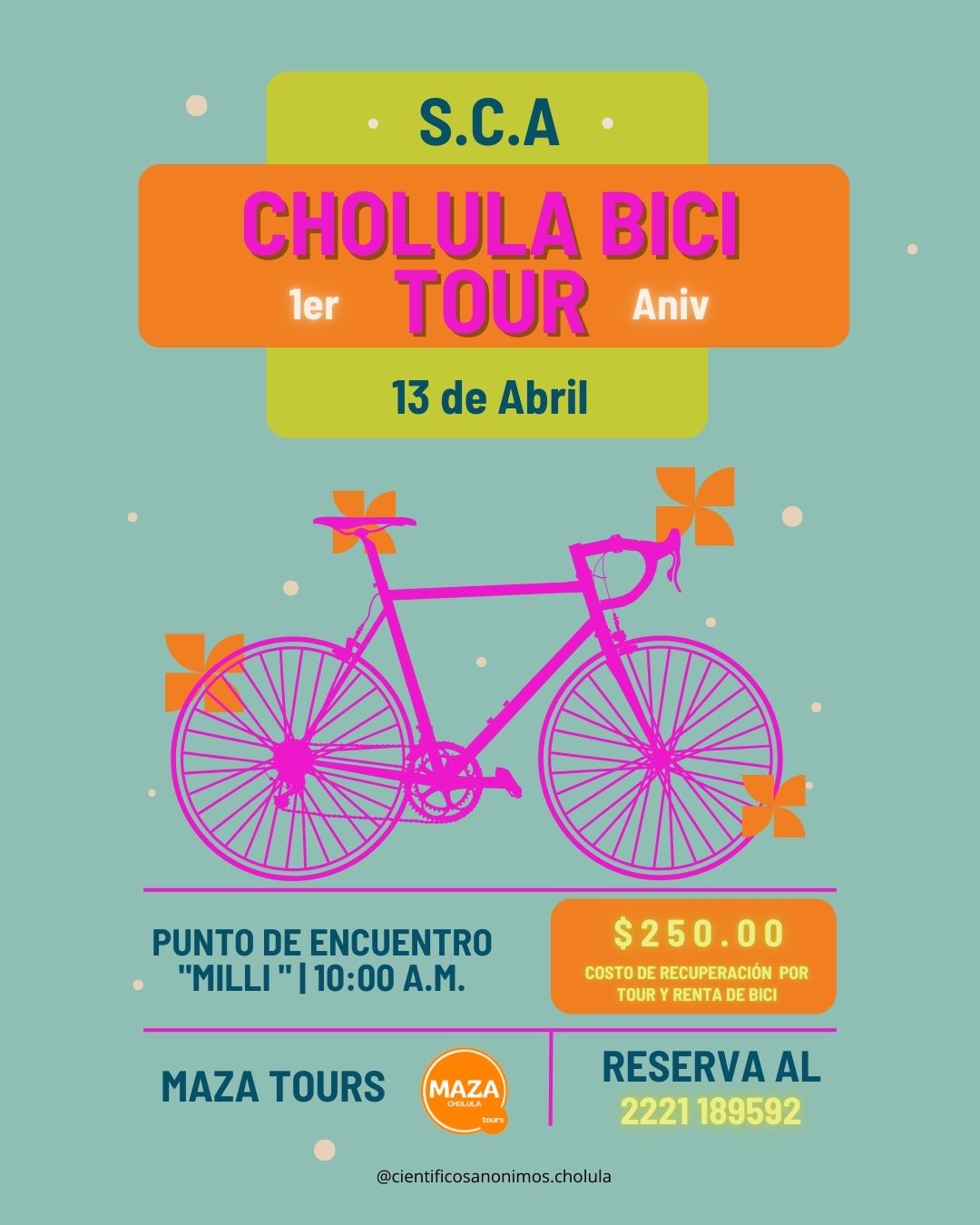 CHOLULA FEST 2025 / Bike Tour con Maza - Sociedad de Científicos Anónimos